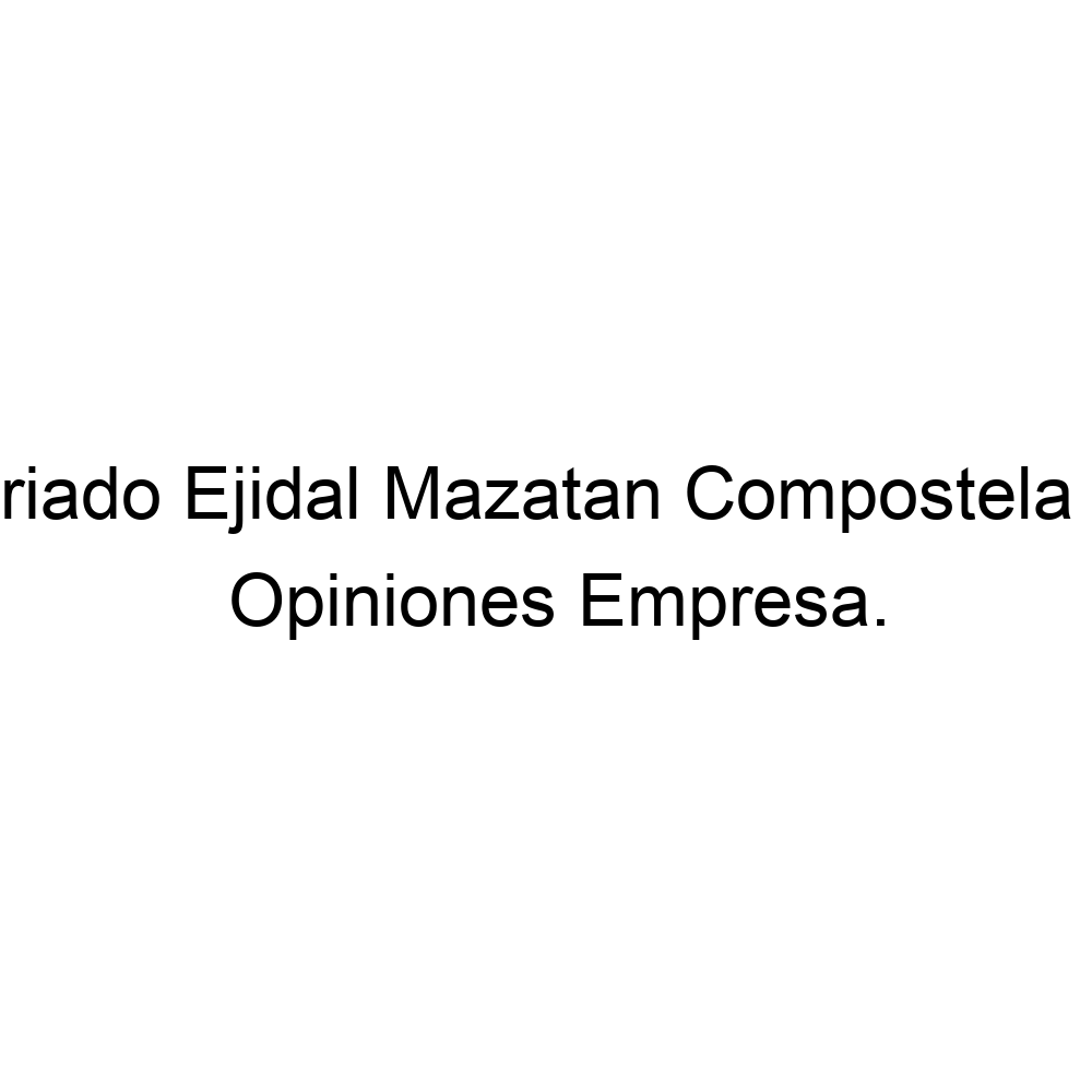 Opiniones Comisariado Ejidal Mazatan Compostela Nayarit., 523272722300